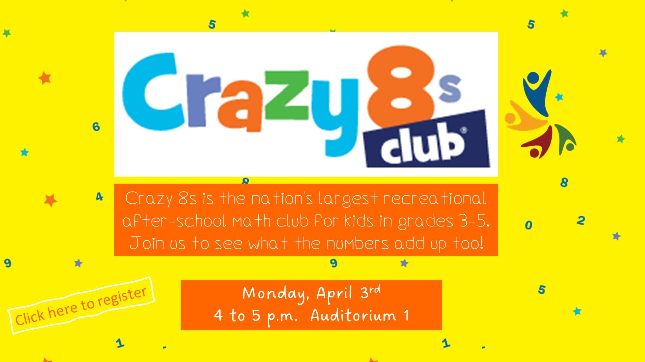 Crazy 8's 3rd-5th Grade Math Club | Peabody Public Library
